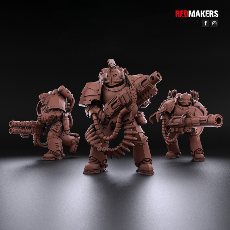 Steel Guard - Command Squad of the Imperial Force - RedMakers