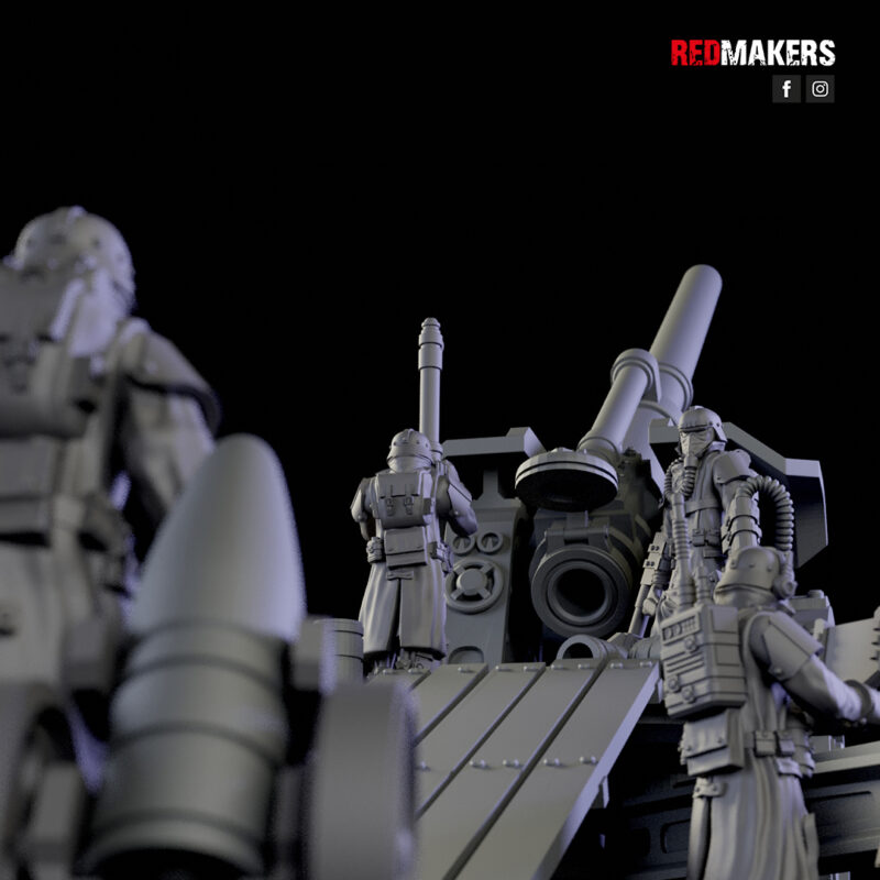 Earthshaker Cannon Heavy artillery of the Imperial Force - RedMakers