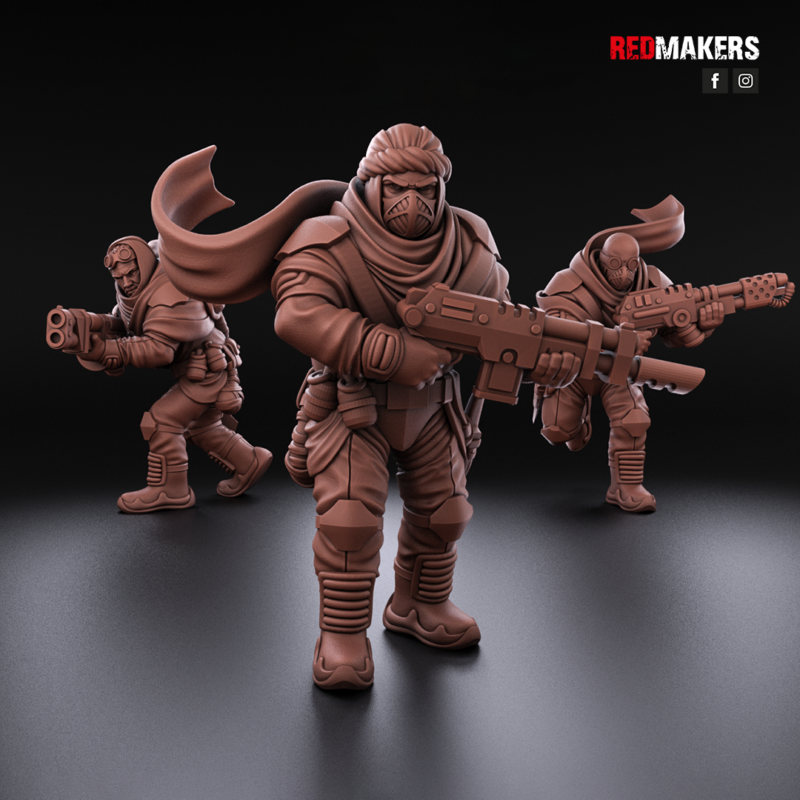 Airborne Division - Heavy Support Squad of the Imperial Force - RedMakers