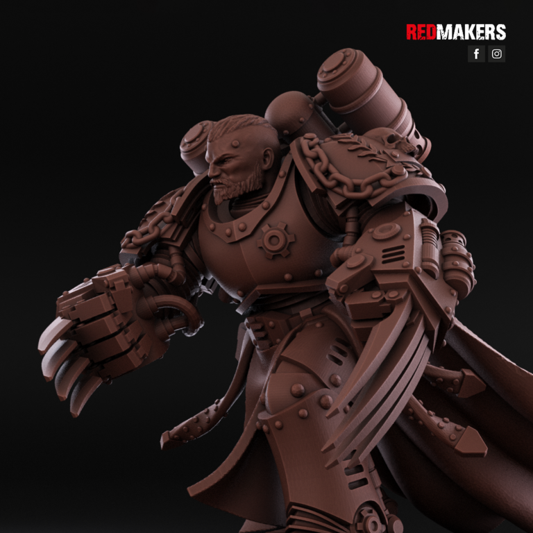 Sergeant – Space Knights - Pistols and Melee Weapons. - RedMakers