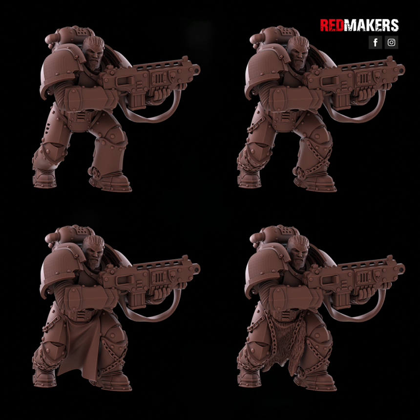 Sergeant – Space Knights - Single weapons. - RedMakers