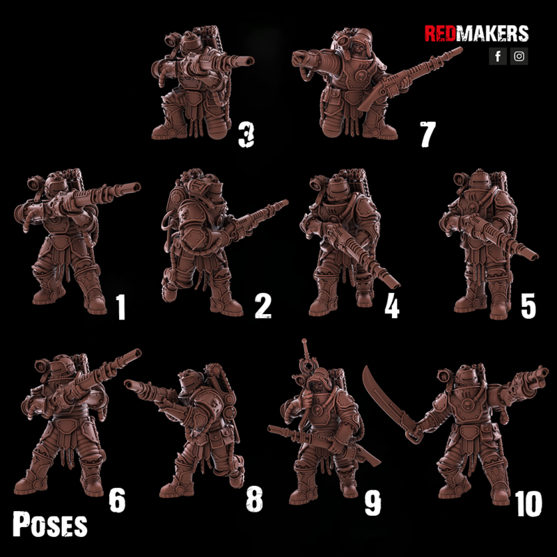 Solar Guard - Squad of the Imperial Force - RedMakers