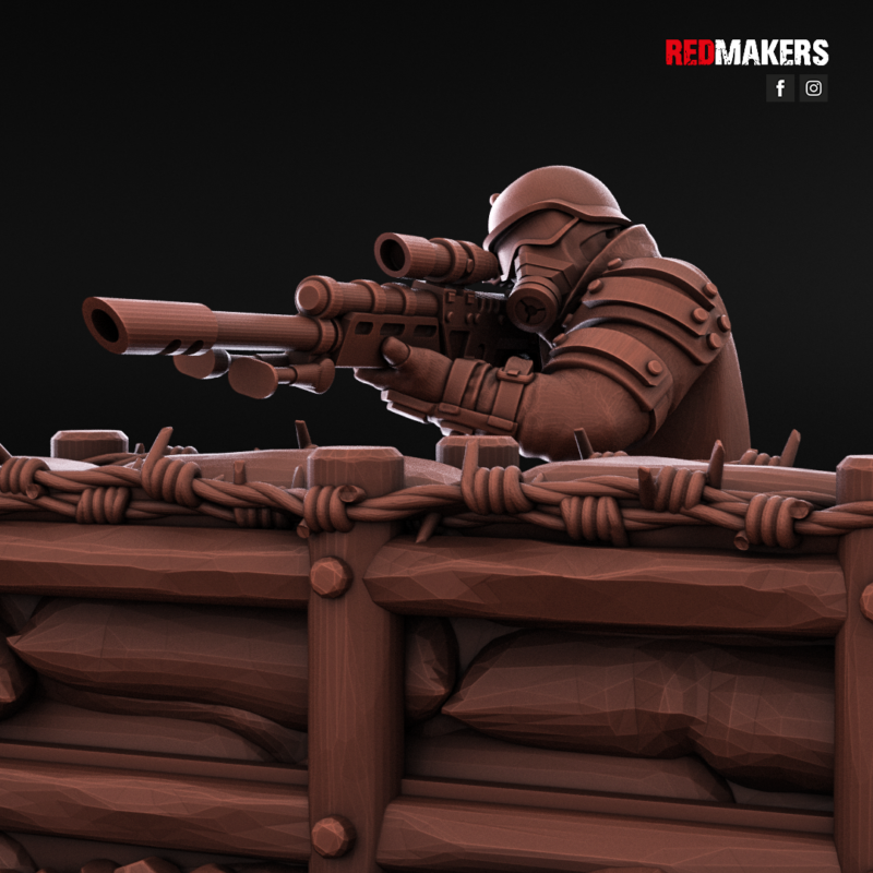 Steel Guard - Snipers of the Imperial Force | RM090 - RedMakers
