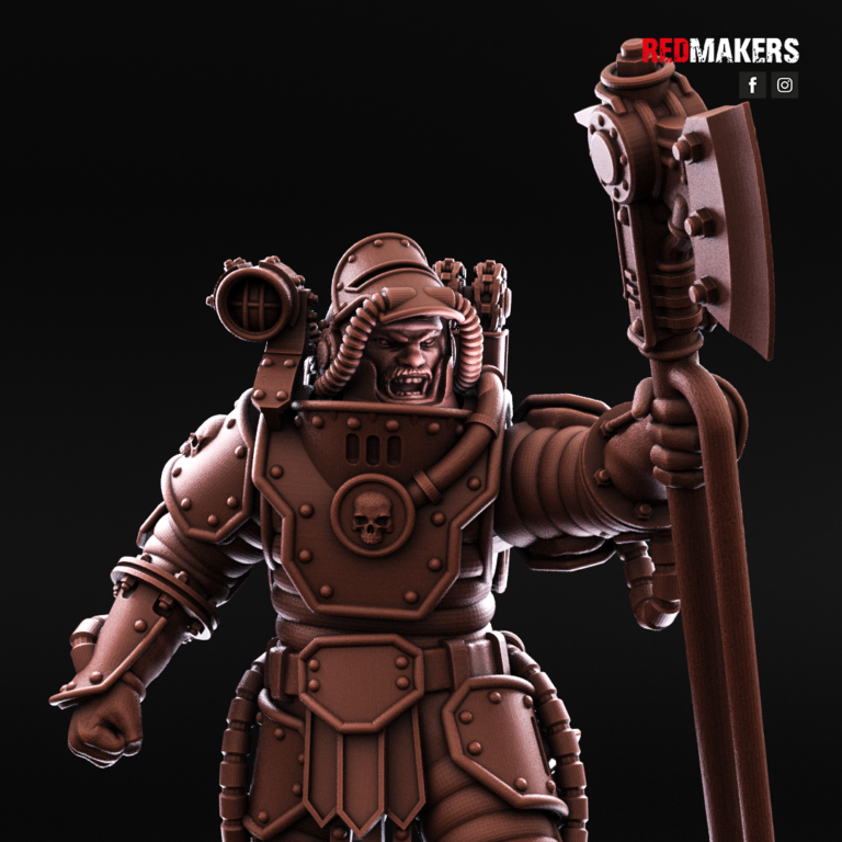 Solar Guard – Squad with Power Axes – Imperial Force - RedMakers