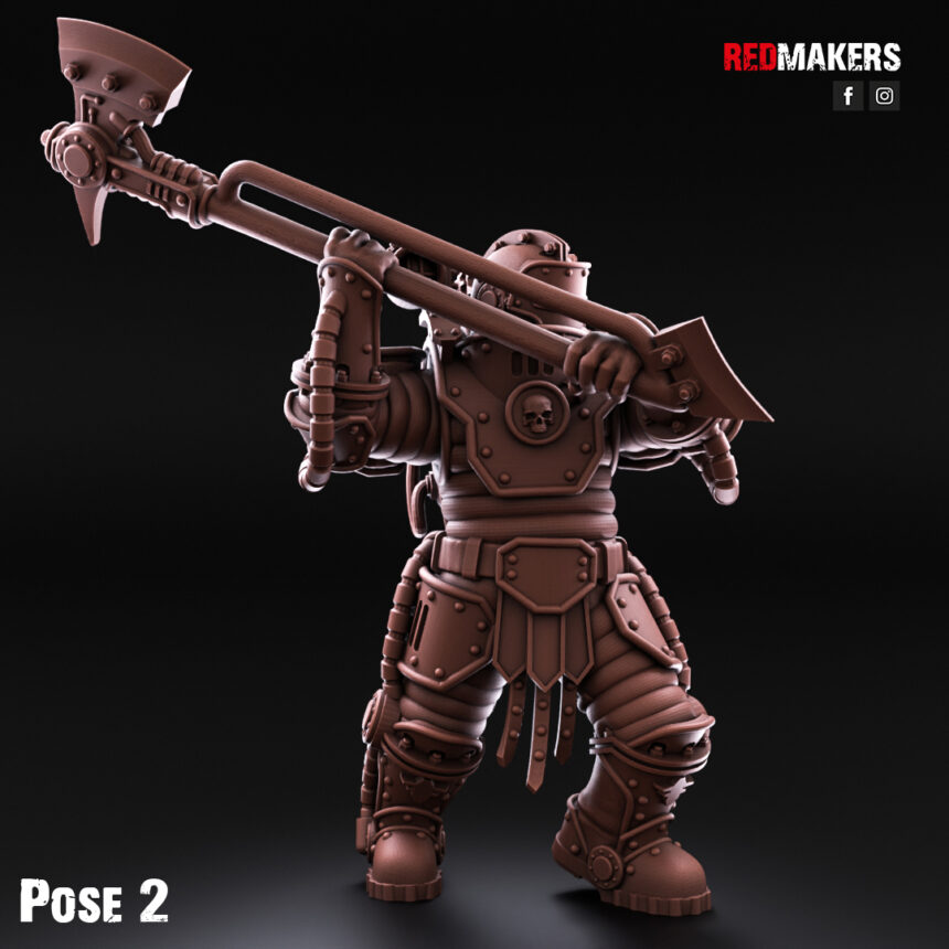 Solar Guard – Squad with Power Axes and Rotor Cannons – Imperial Force ...