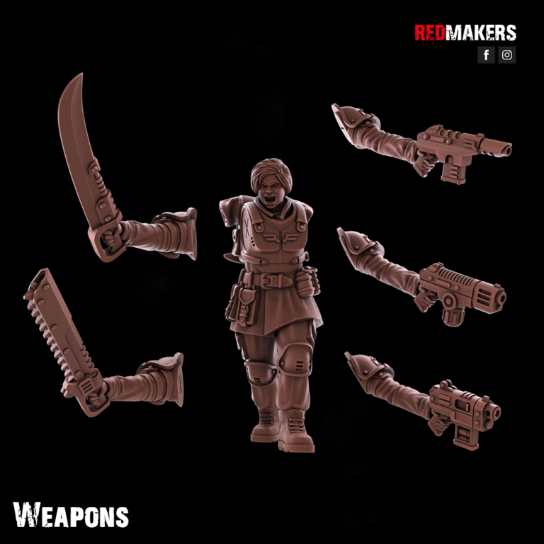 Shock Troops - Female Squad of the Imperial Force - RedMakers