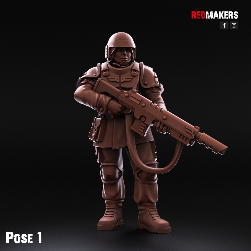 Shock Troops - Female Squad of the Imperial Force - RedMakers