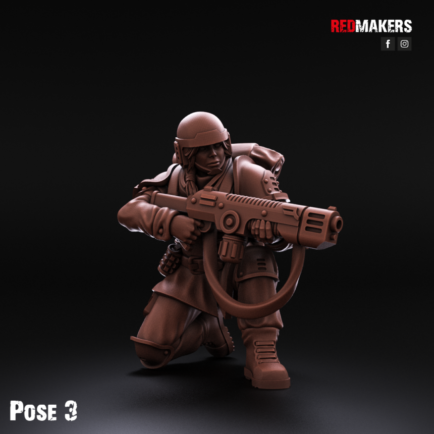 Shock Troops - Female Squad of the Imperial Force - RedMakers