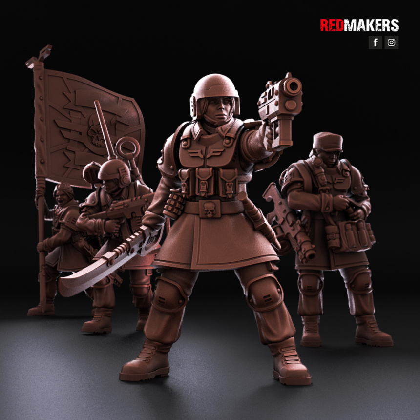 Shock Troops – Female Command Squad of the Imperial Force - RedMakers