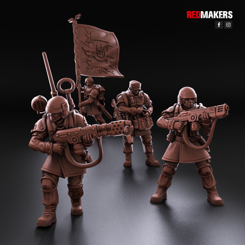 Shock Troops – Female Command Squad of the Imperial Force - RedMakers