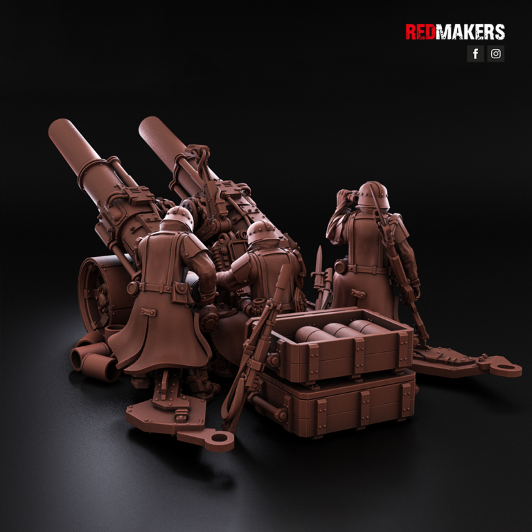 Field Gun and Heavy Laser Cannon - Death Division - Field artillery of ...