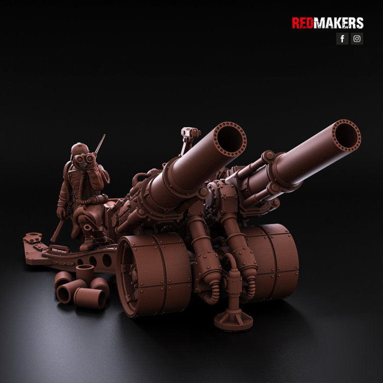 Field Gun and Heavy Laser Cannon - Death Division - Field artillery of ...