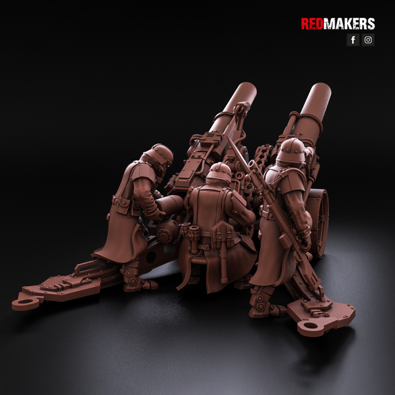 Field Gun and Heavy Laser Cannon - Death Division - Field artillery of ...