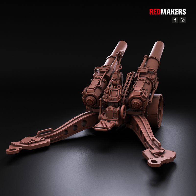 Field Gun and Heavy Laser Cannon - Death Division - Field artillery of ...