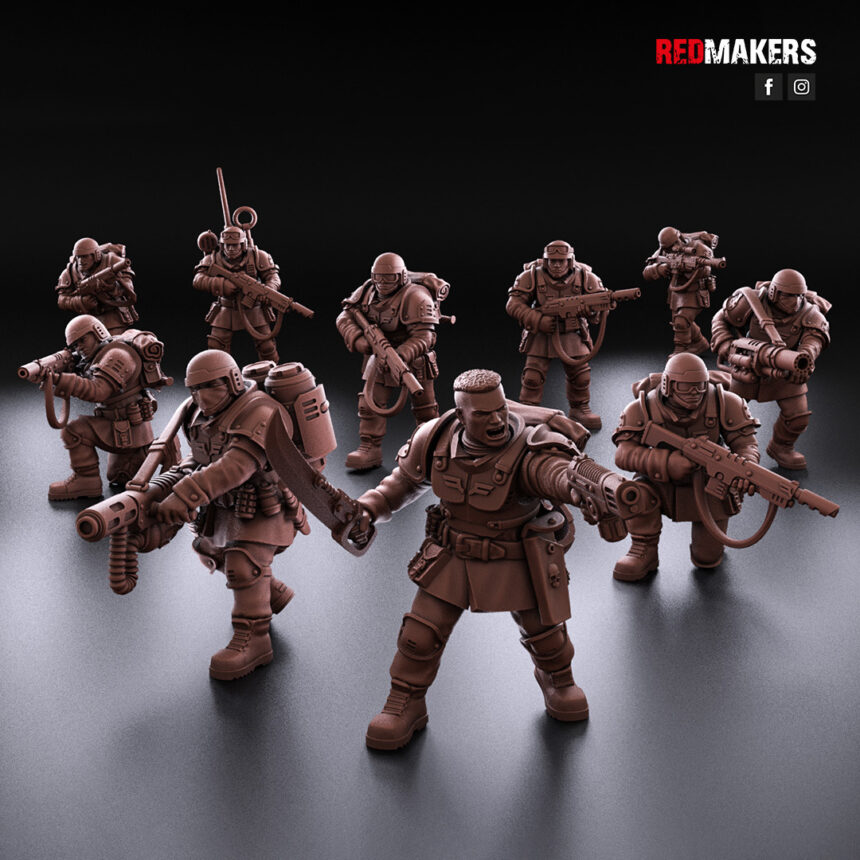 Shock Troops – Squad of the Imperial Force - RedMakers