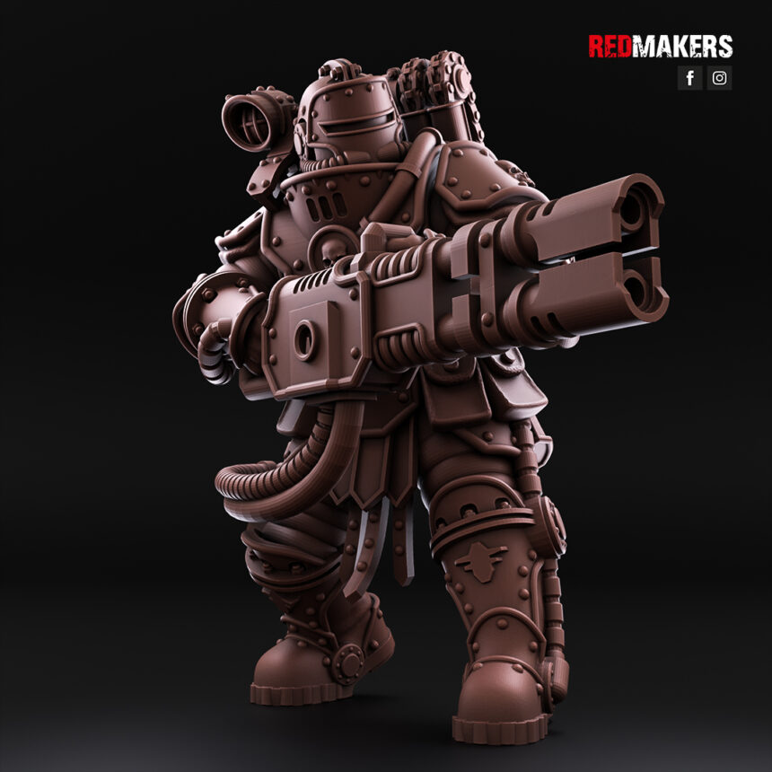 Solar Guard – Flamer Squad – Imperial Force - RedMakers